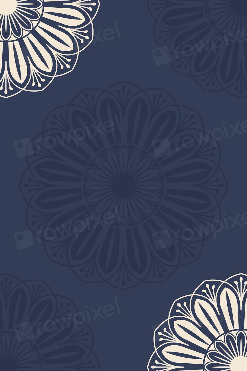 Blue Islamic floral background Ramadan | Free Photo - rawpixel