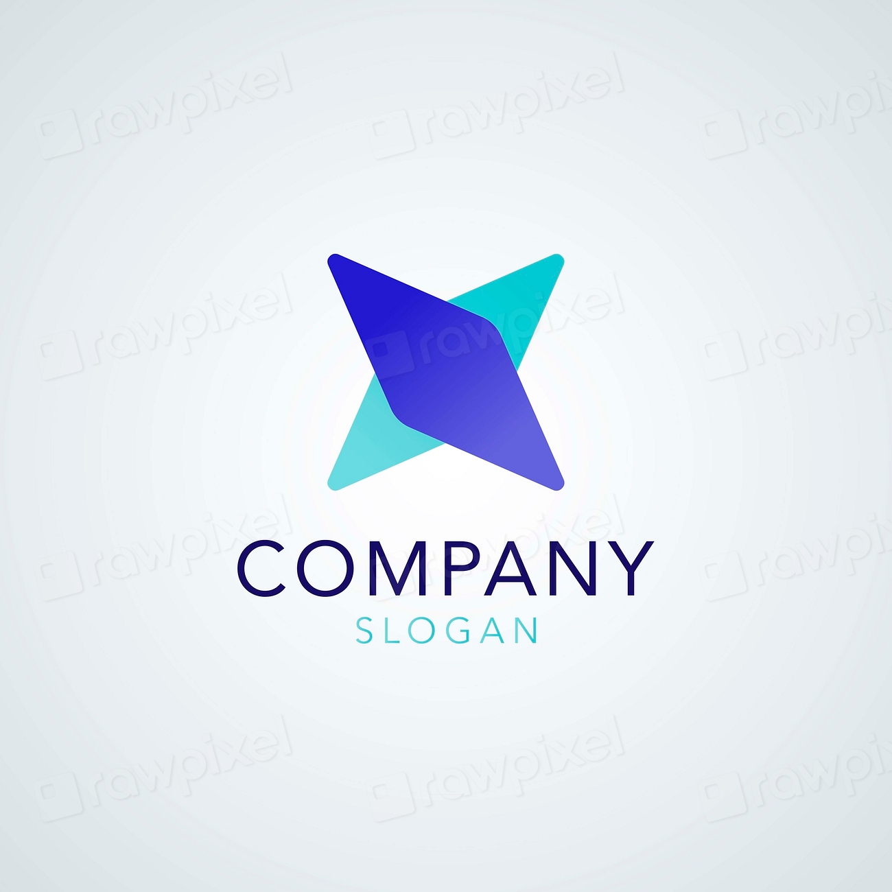 Blue creative company slogan vector | Premium Vector - rawpixel