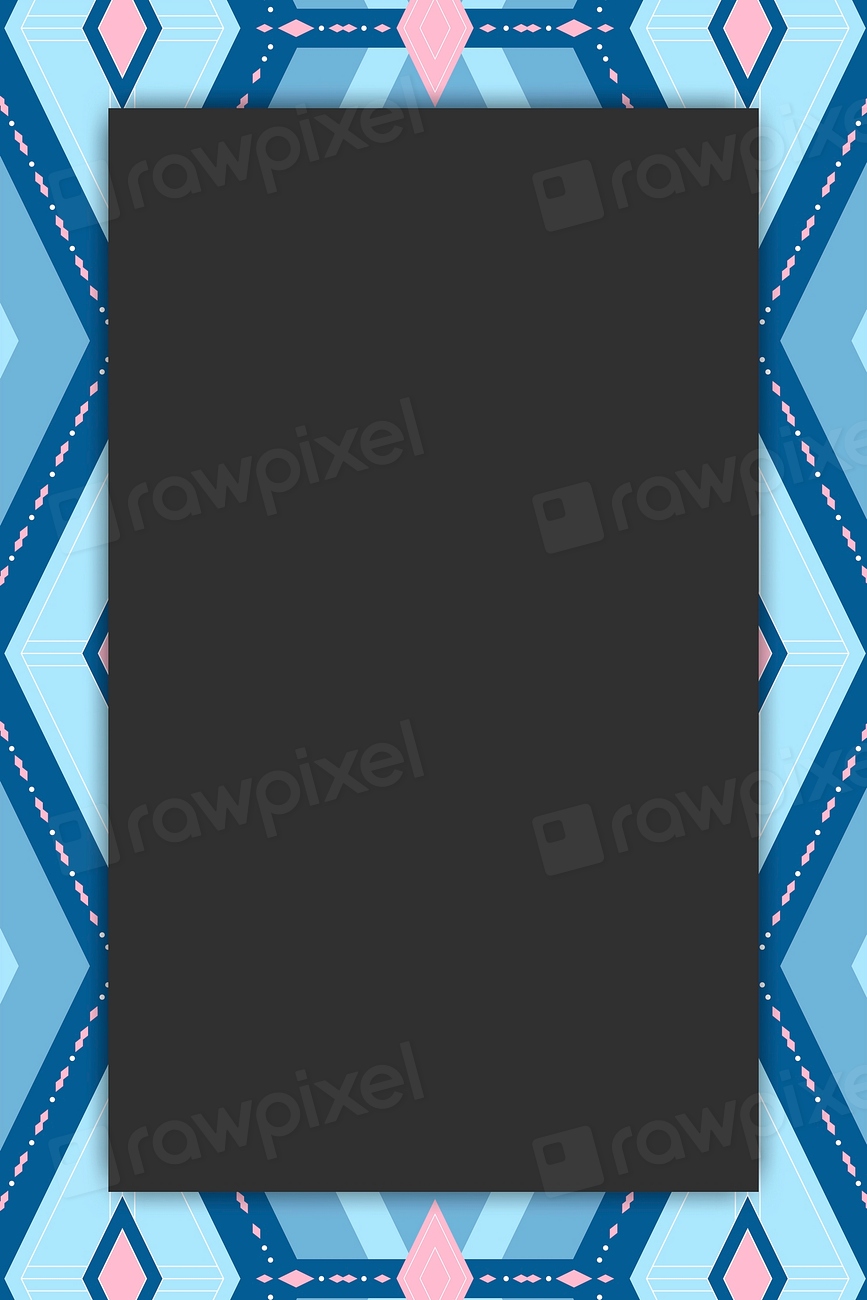 Bright blue geometric seamless patterned | Premium Vector - rawpixel