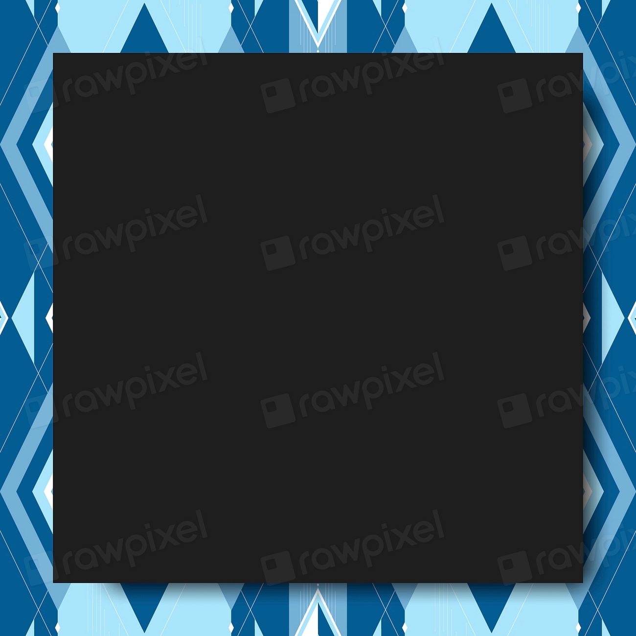 Bright blue seamless geometric patterned | Premium Vector - rawpixel