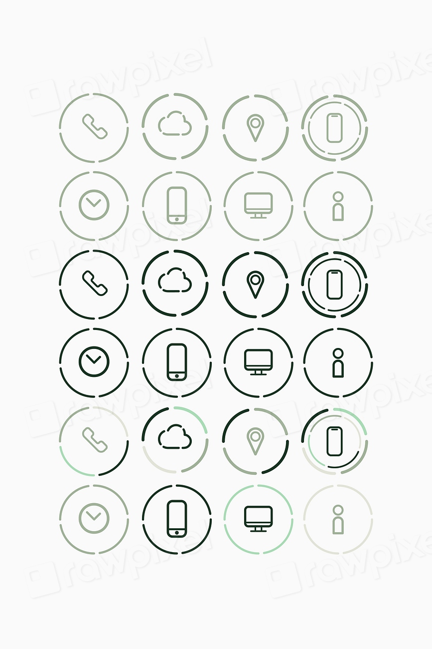 Computer icons and symbols vector | Premium Vector - rawpixel
