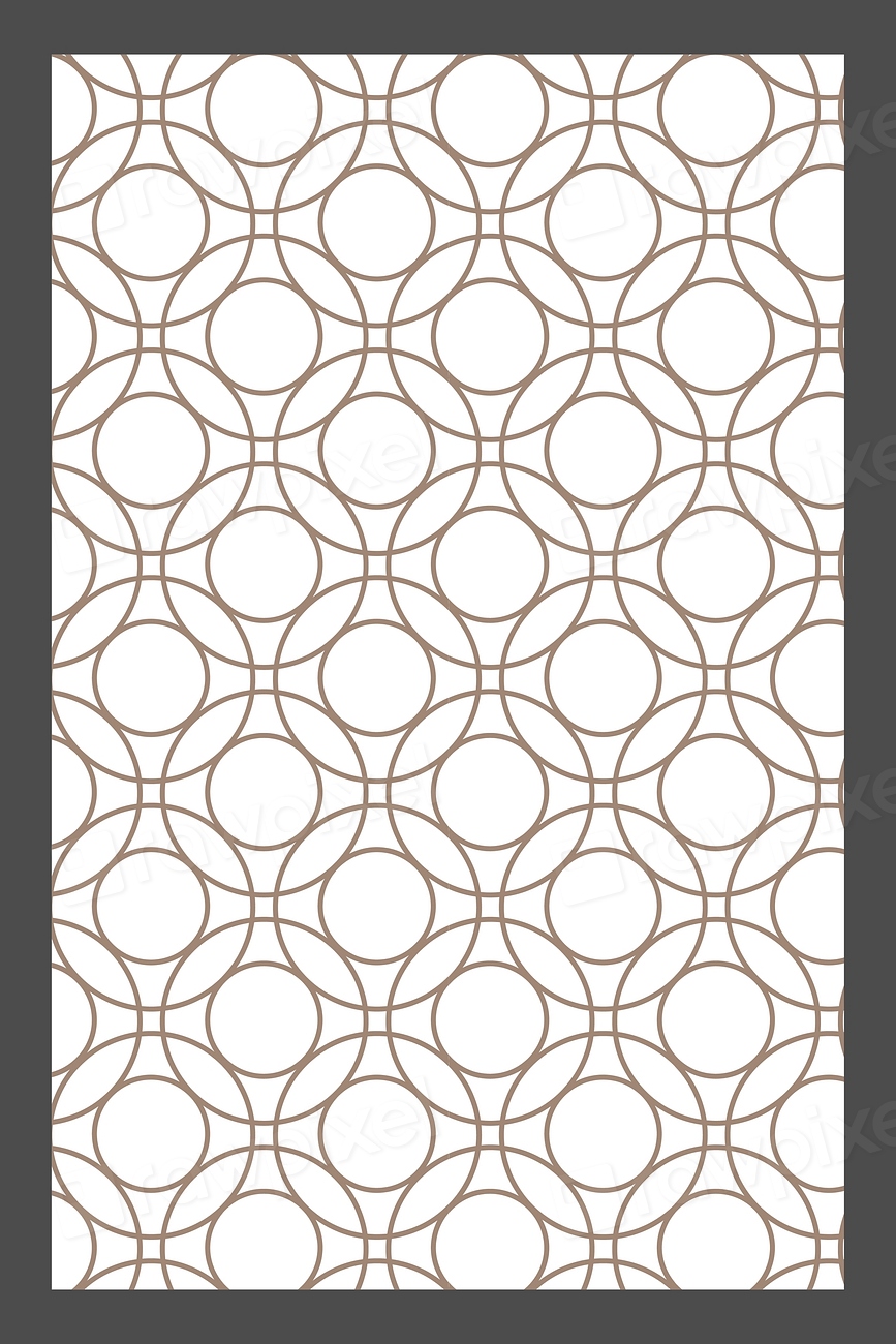 Seamless round geometric pattern vector | Premium Vector - rawpixel