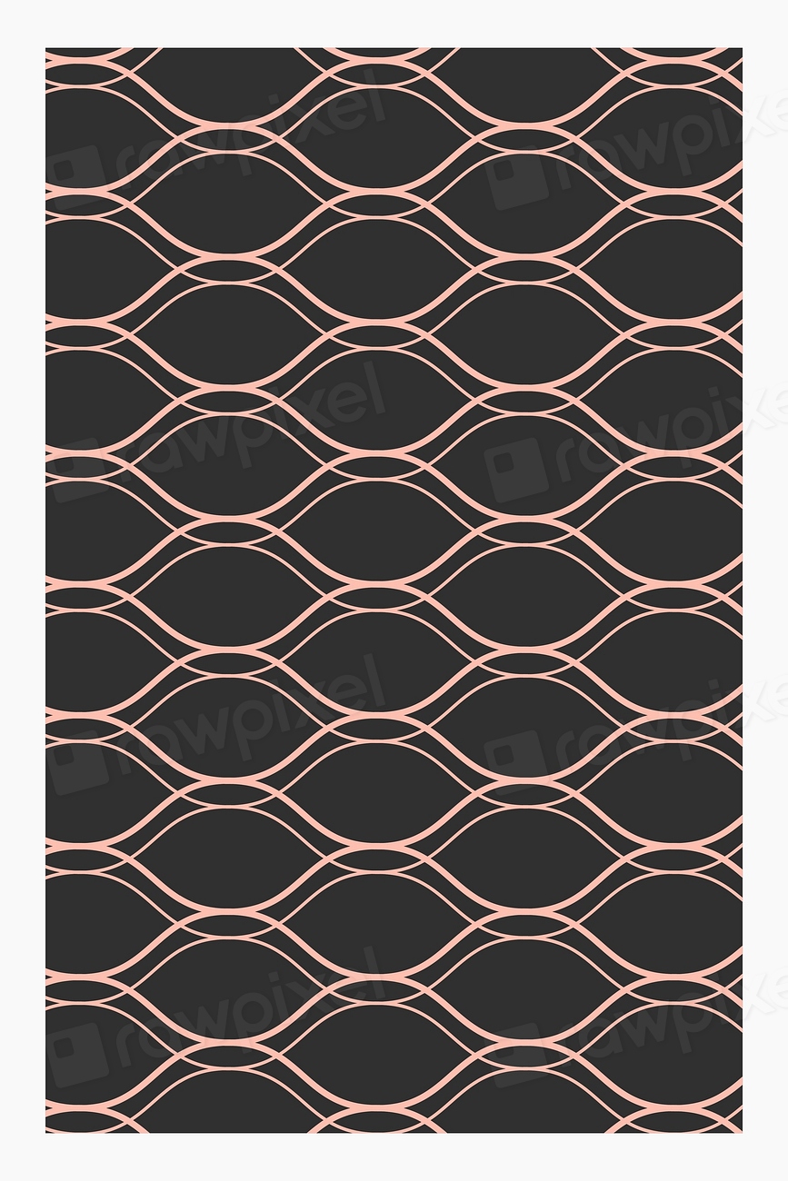 Seamless wavy geometric pattern vector | Premium Vector - rawpixel