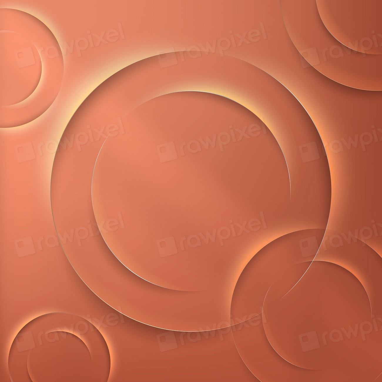 Orange circles drop shadow pattern | Premium Vector - rawpixel