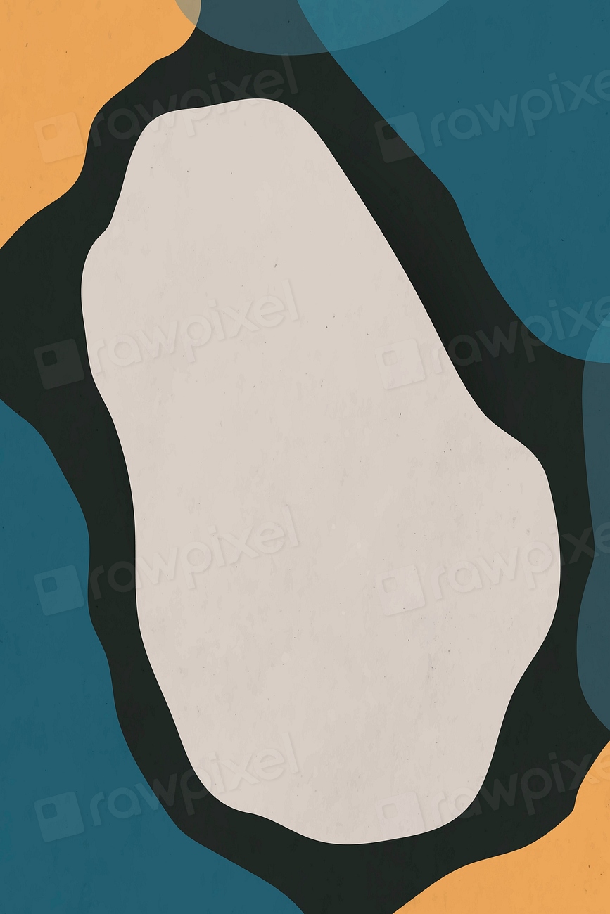 Colorful abstract oval frame template | Premium Vector - rawpixel