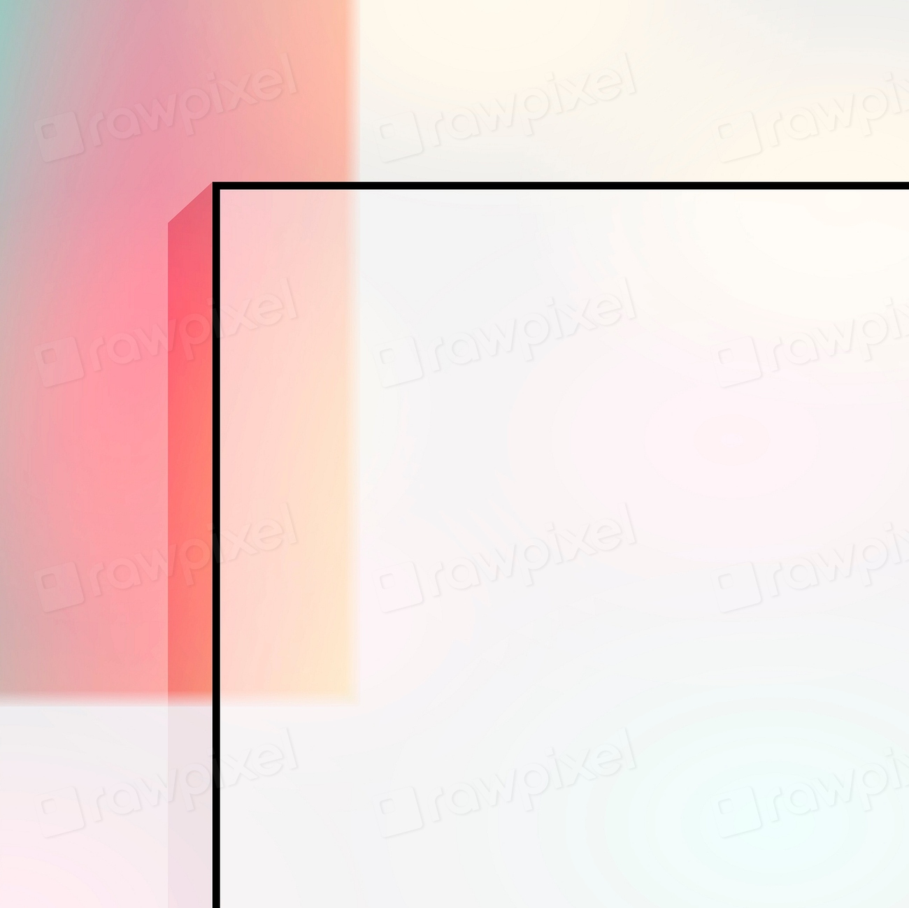 Blank geometric frame design vector | Premium Vector - rawpixel
