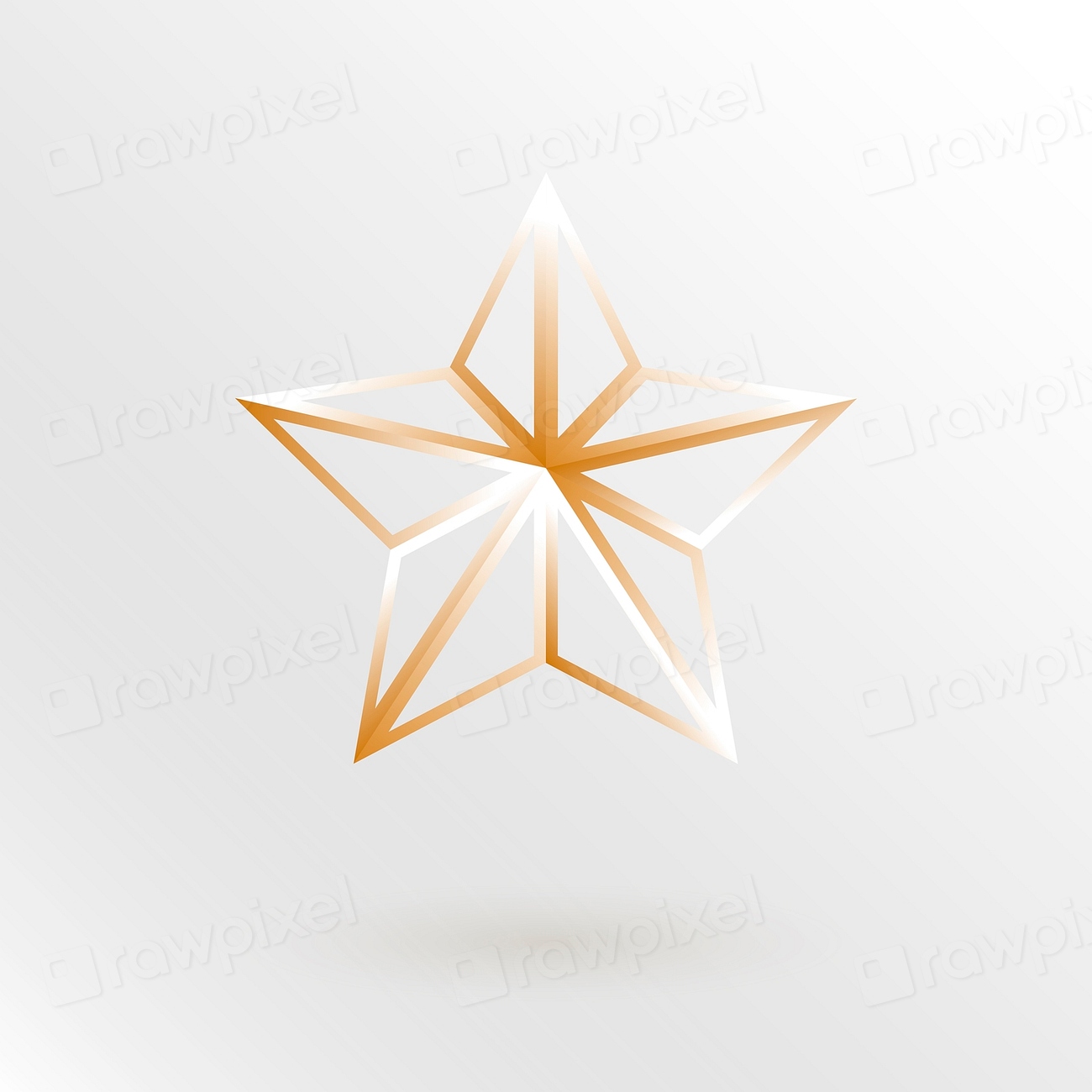 Christmas gold star decorative ornament | Premium Vector - rawpixel