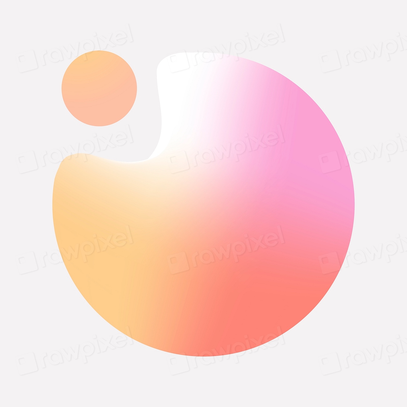 Colorful round gradient element vector | Premium Vector - rawpixel