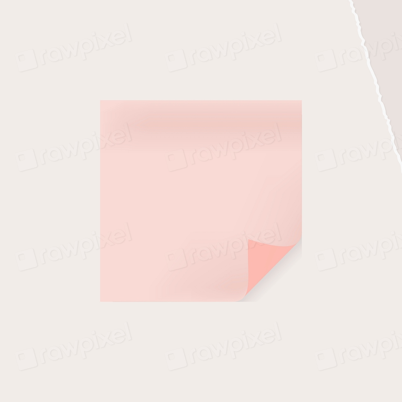 Pink square paper note social | Free PSD - rawpixel