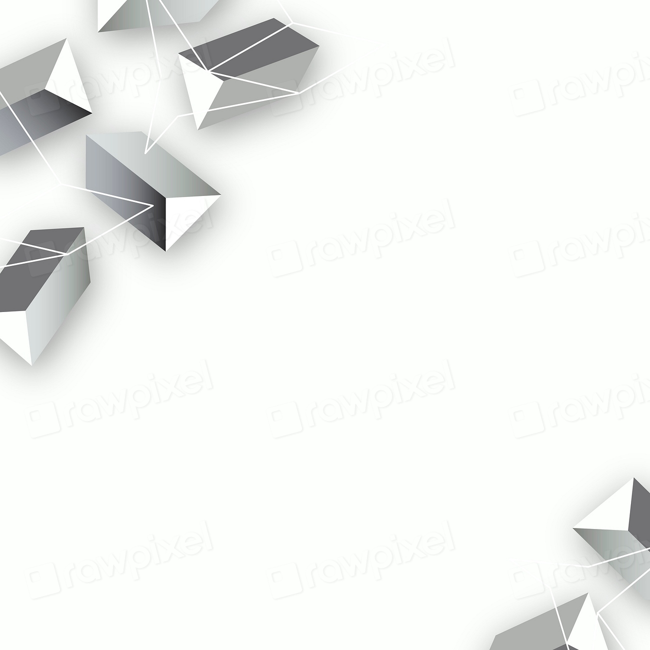 Light gray geometrical shape decorated | Premium Vector - rawpixel