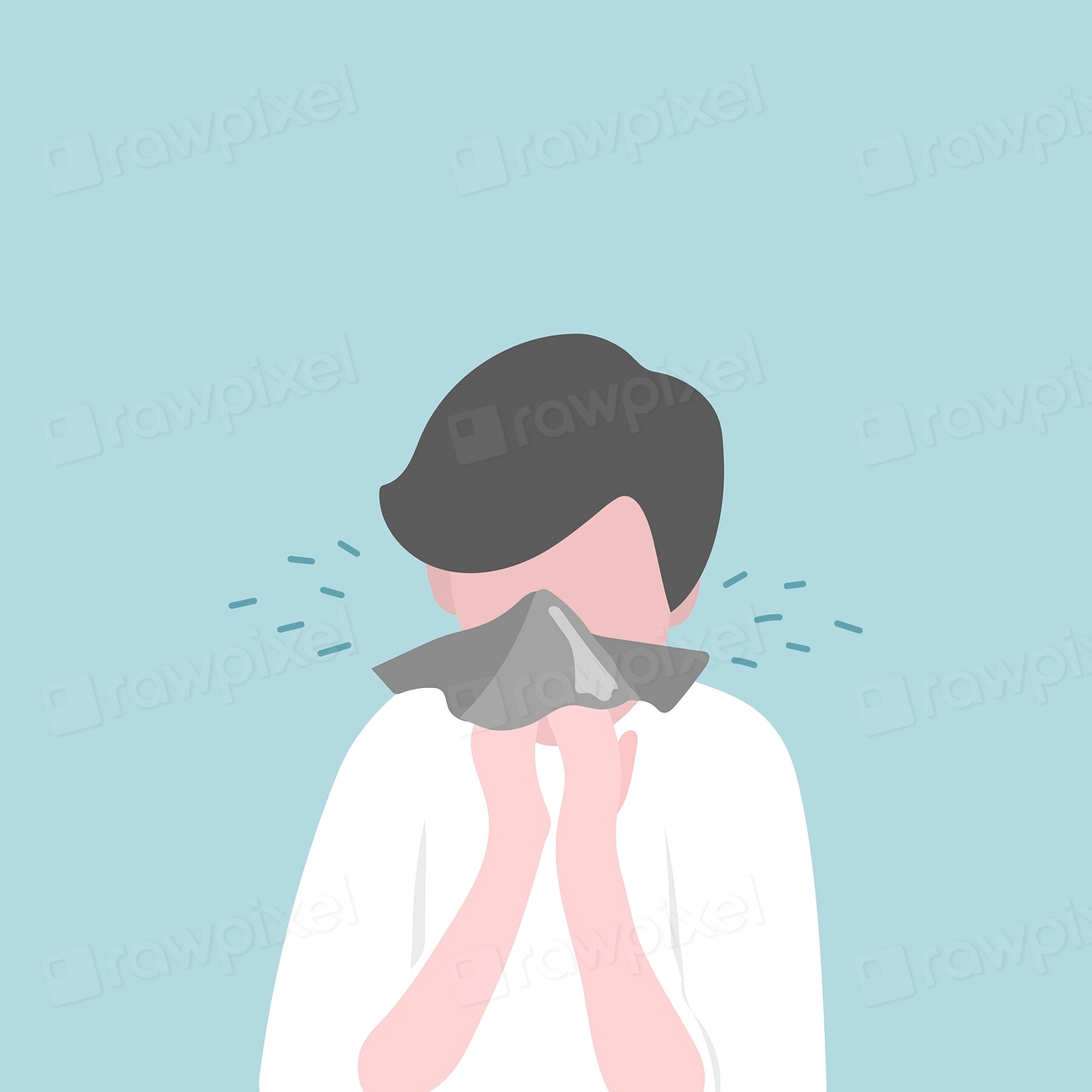 Man infected with covid 19 | Free PSD - rawpixel