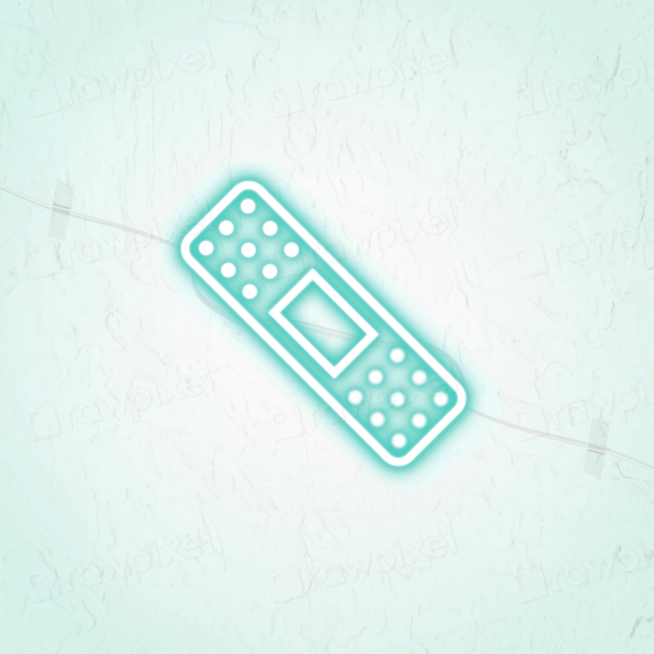 Band aid neon sign vector | Free Vector - rawpixel