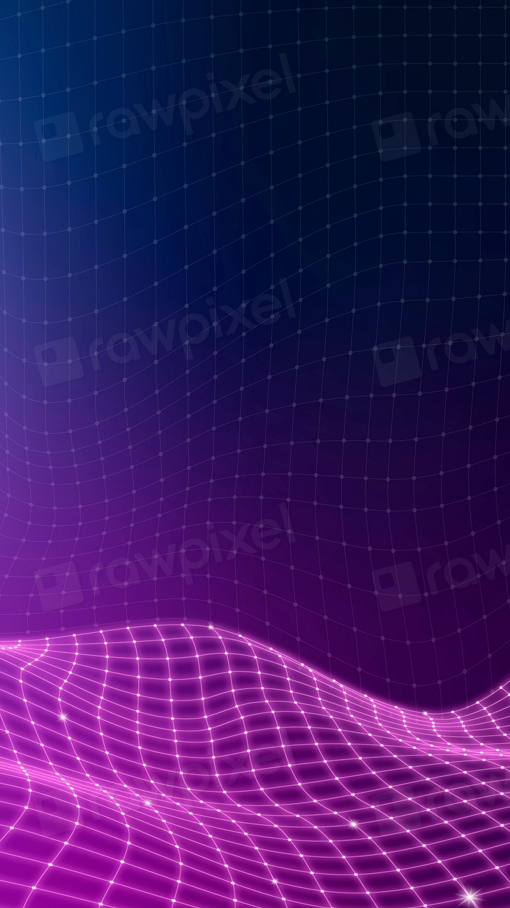 Purple 3D abstract wave pattern | Premium Vector - rawpixel