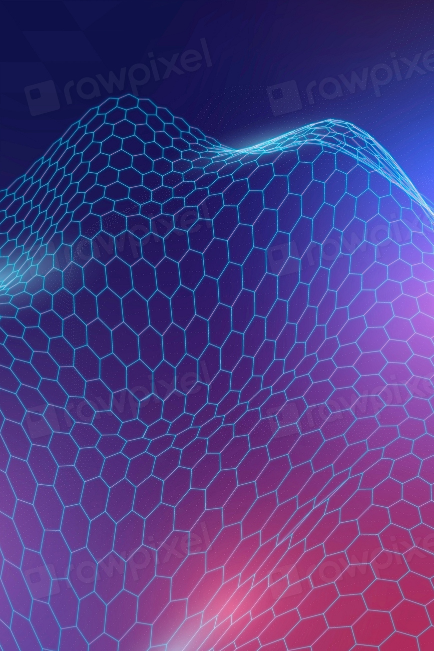 Blue 3D abstract wave pattern | Free Vector - rawpixel