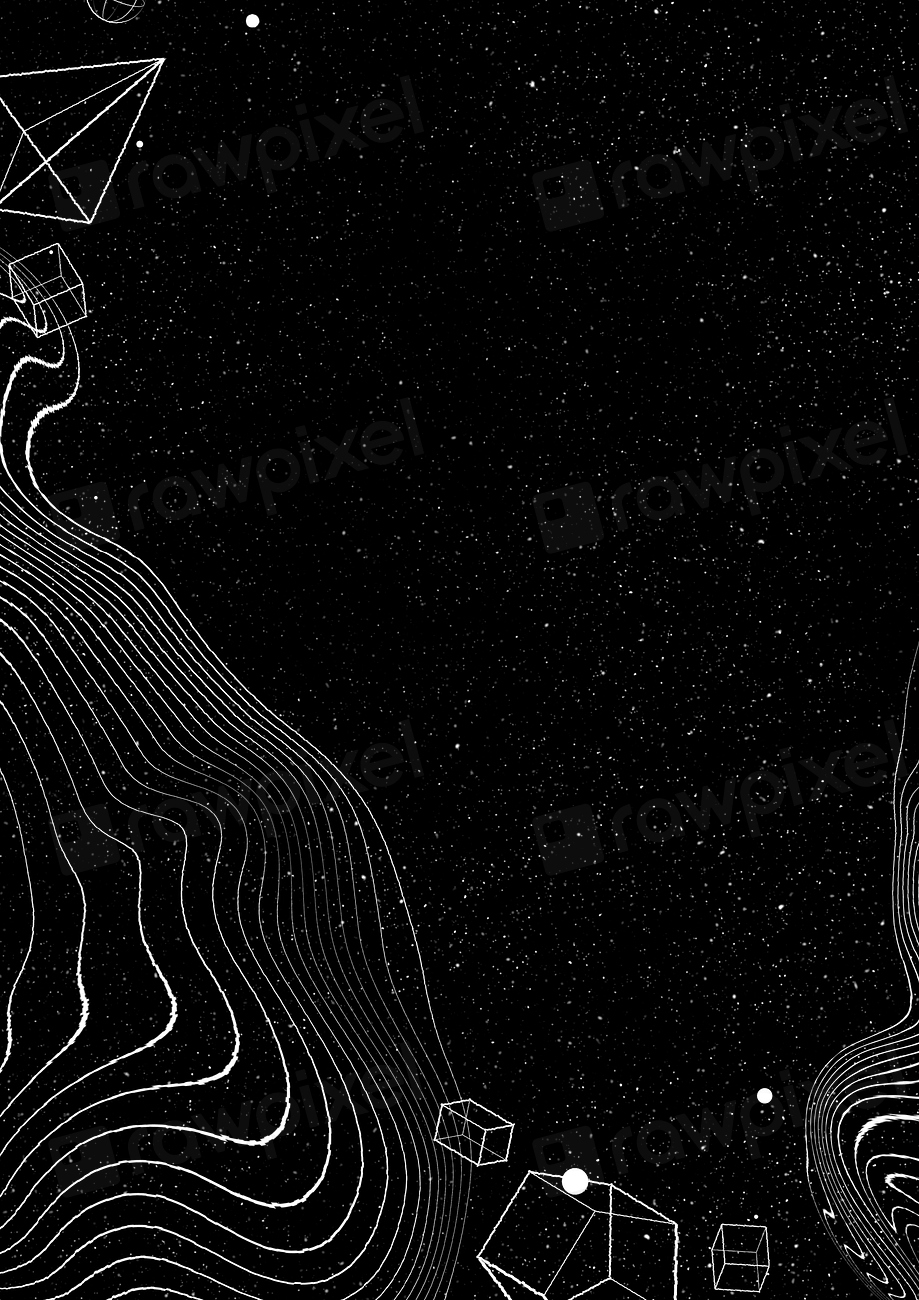 Gray wireframe wave geometric shapes | Free Photo - rawpixel