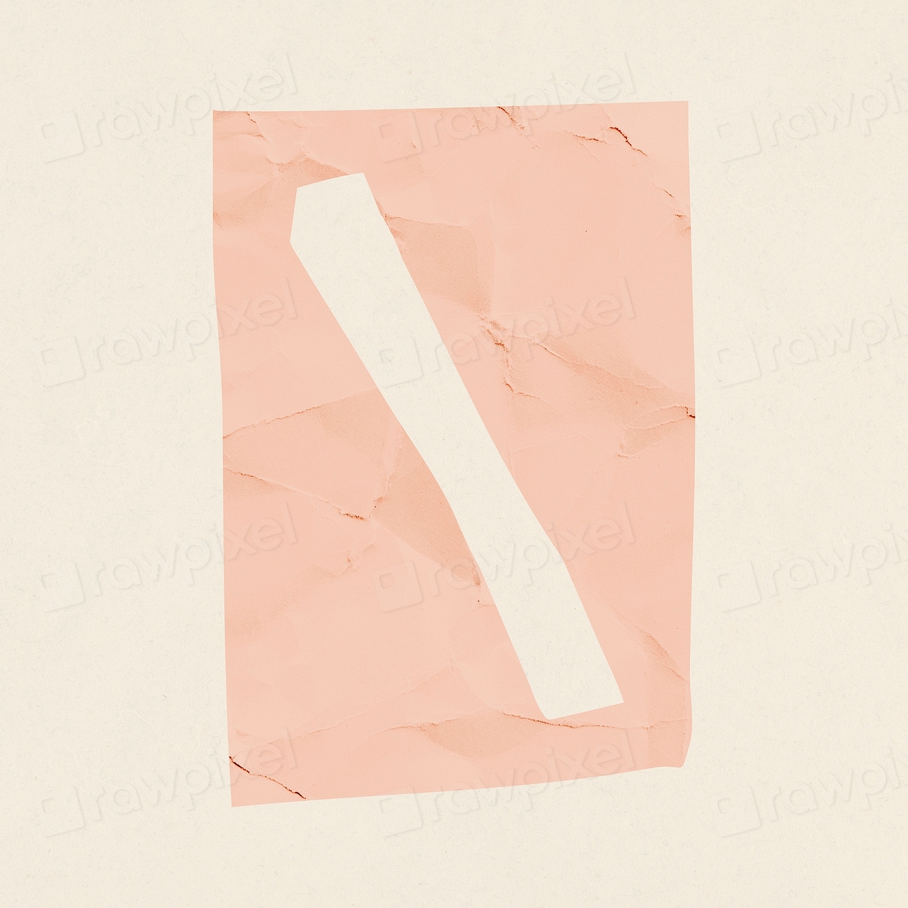 Slash paper cut symbol psd | Free PSD - rawpixel