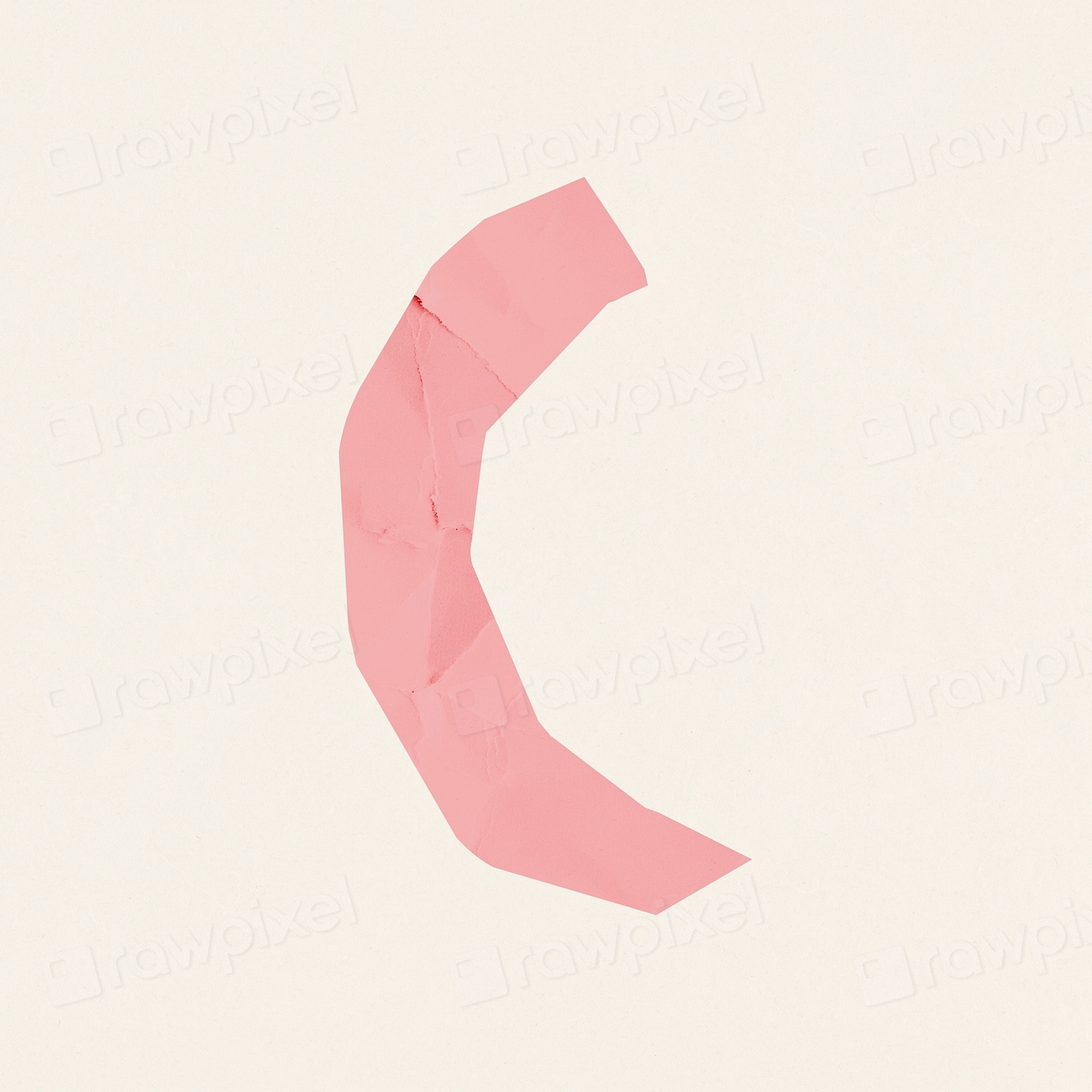 Parentheses sign paper cut symbol | Free PSD - rawpixel
