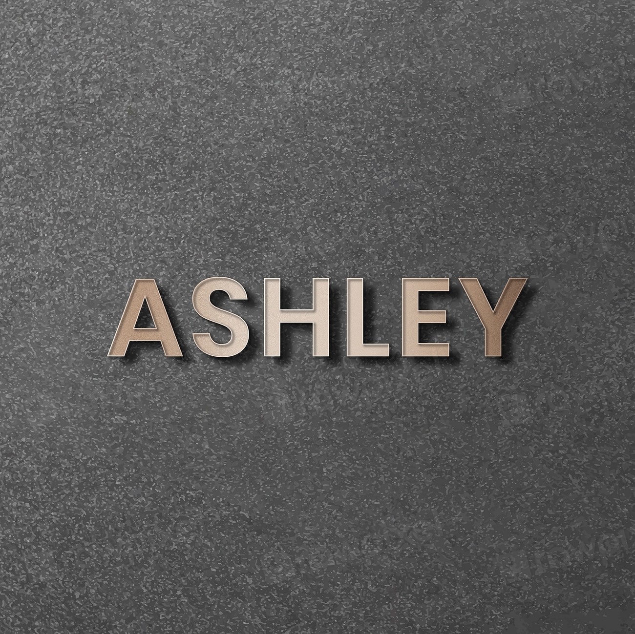 Ashley typography gold design element | Premium Vector - rawpixel