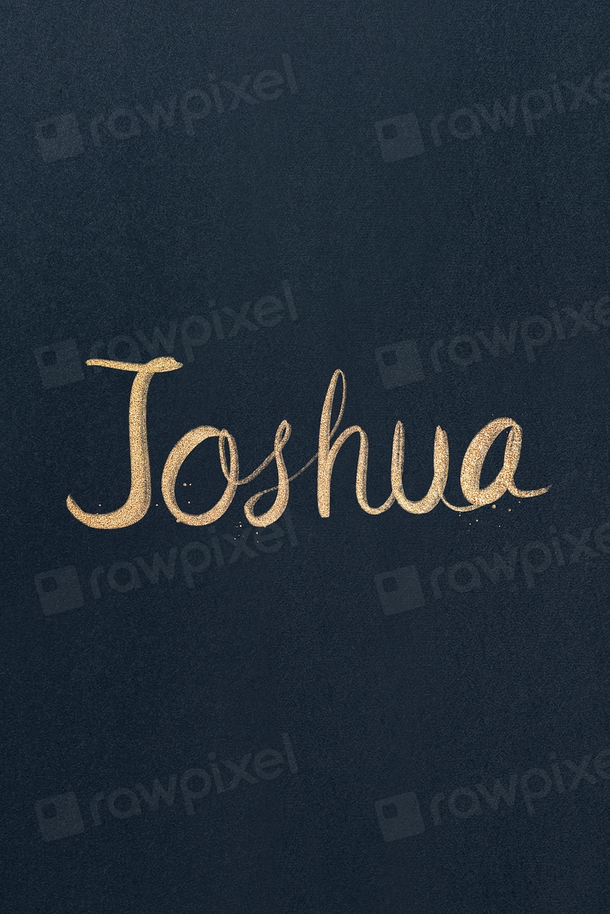 Psd Joshua sparkling gold font | Premium PSD - rawpixel