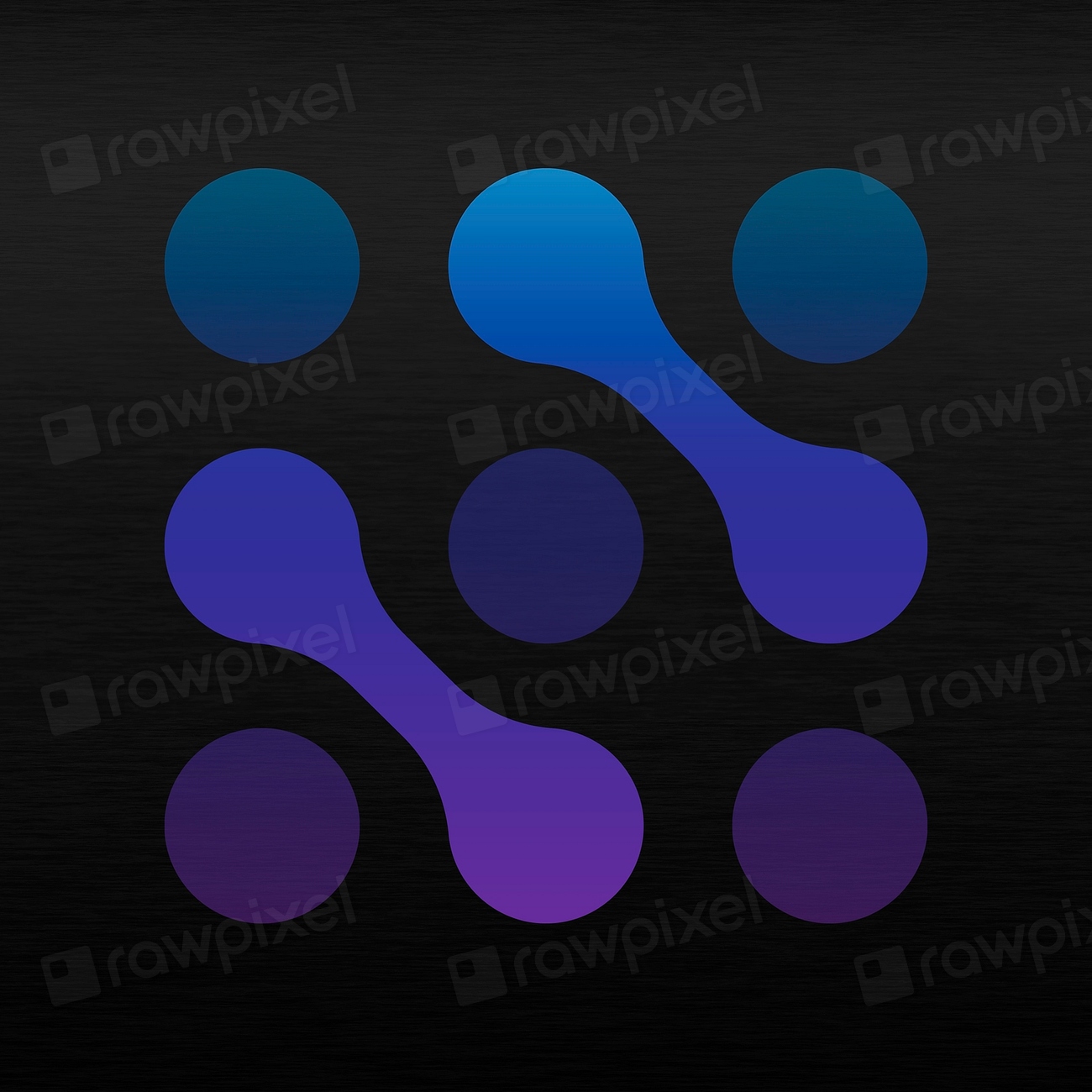 Gradient molecular lab logo psd | PSD - rawpixel