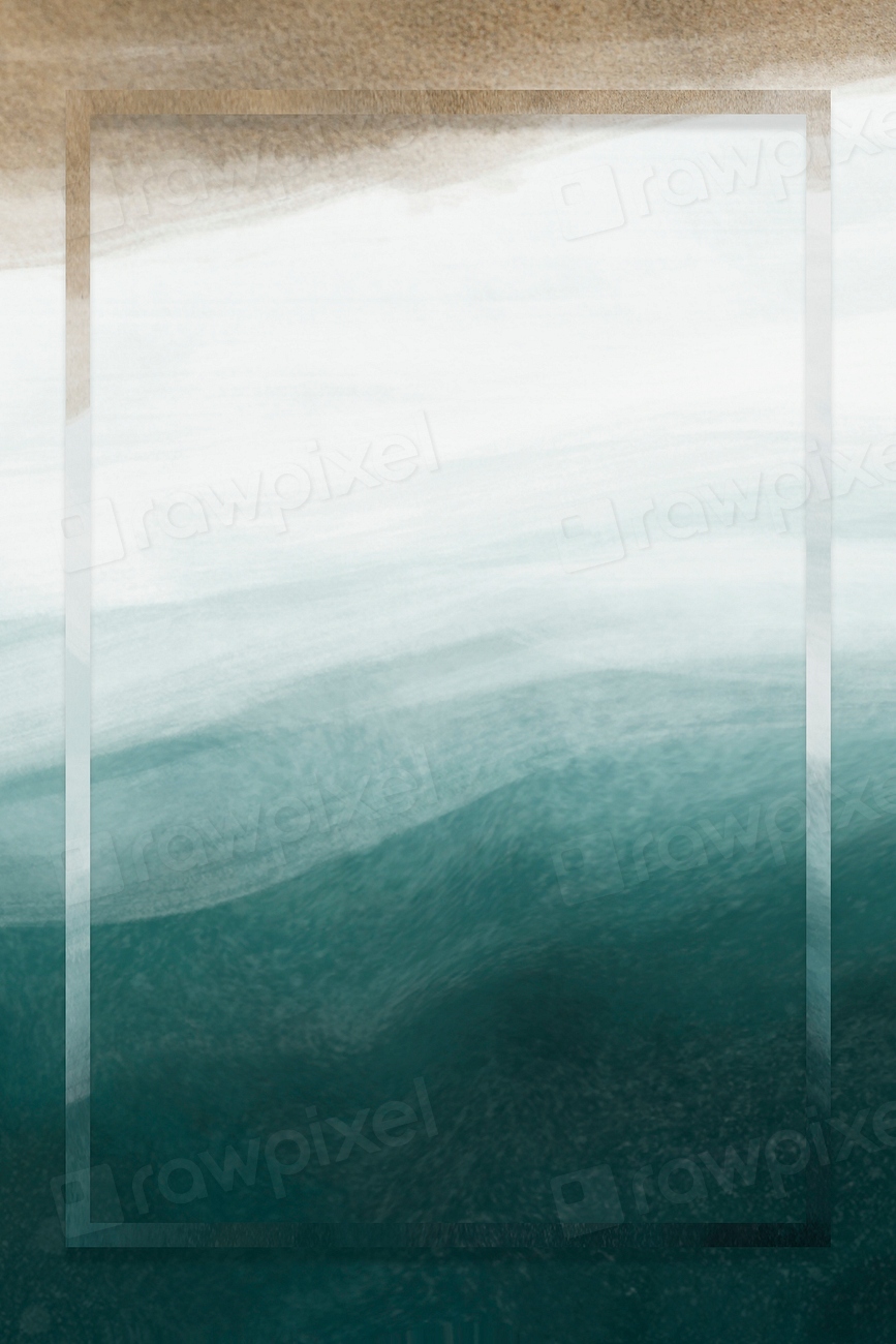 Rectangle frame on sand and | Premium Photo - rawpixel