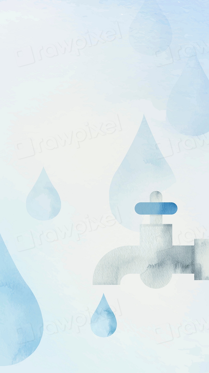 Water conservation environment background vector | Premium Vector ...