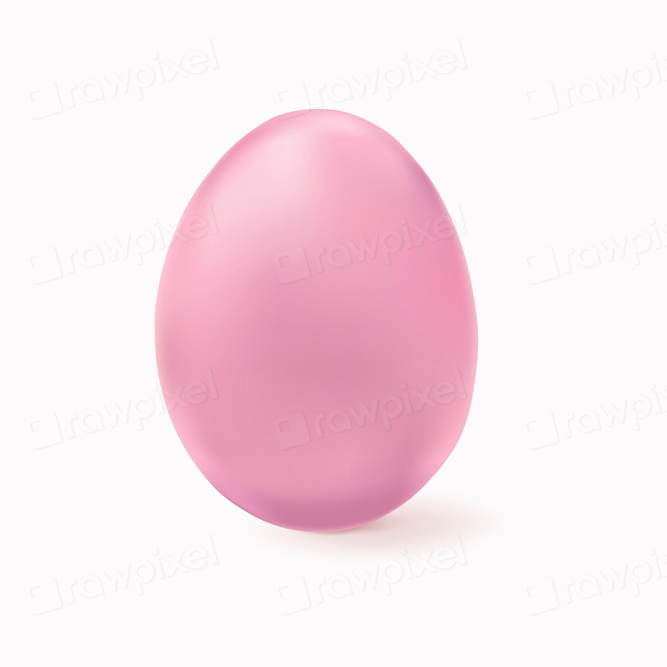 Pink Easter egg 3D matte | Free Photo - rawpixel