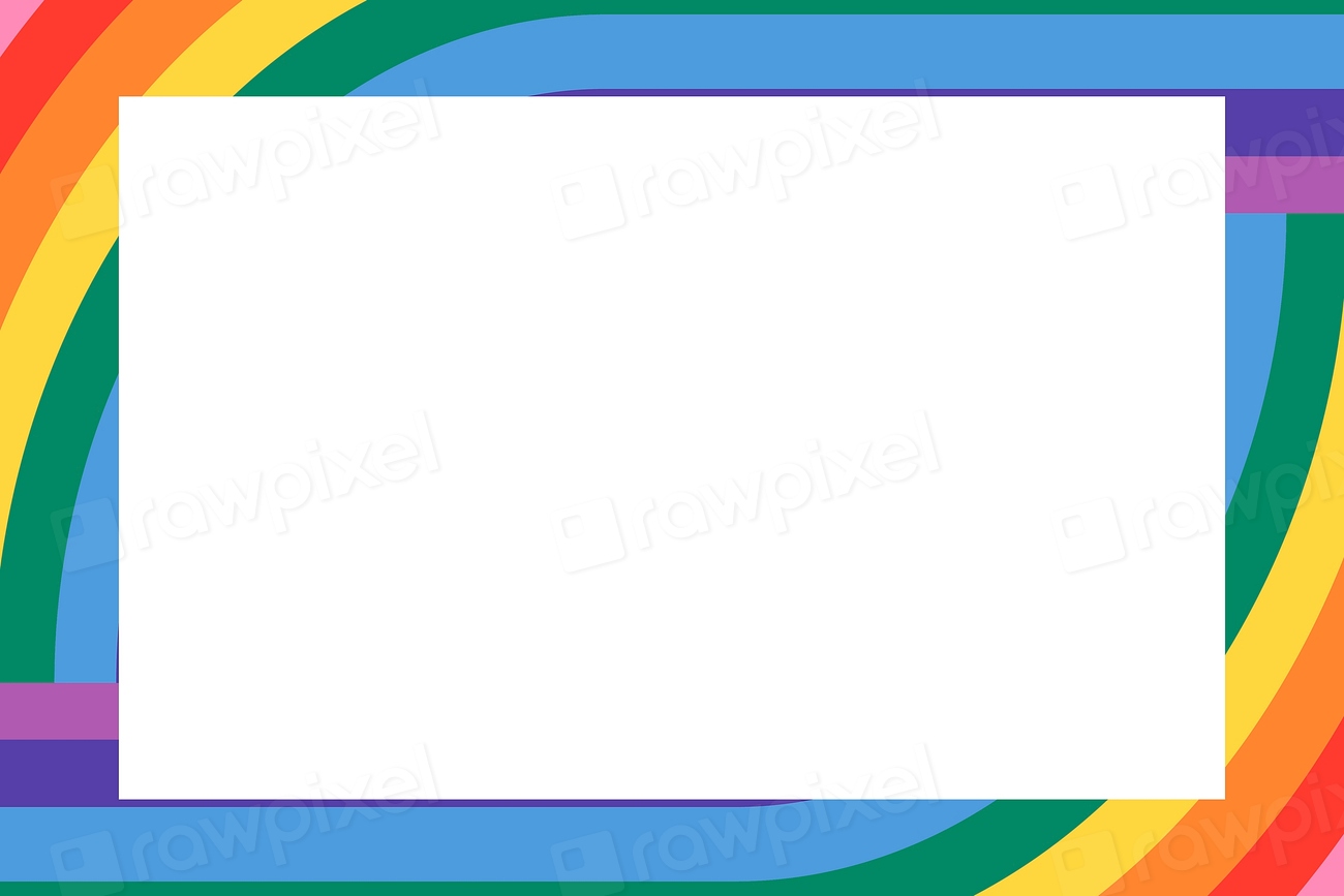 Rainbow frame LGBTQ pride month | Premium Photo - rawpixel