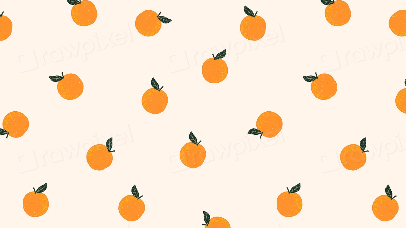 Orange desktop wallpaper, cute HD | Premium Photo - rawpixel