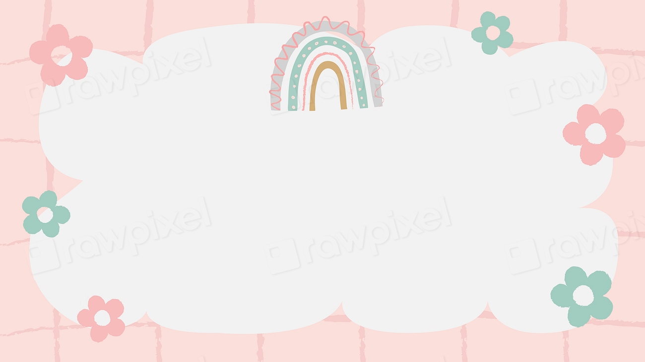 Cute frame, doodle rainbow border | Premium Vector - rawpixel