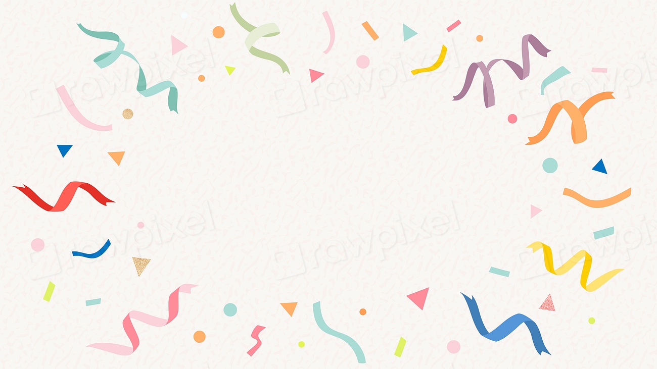 Celebration frame computer wallpaper, colorful | Free Vector - rawpixel