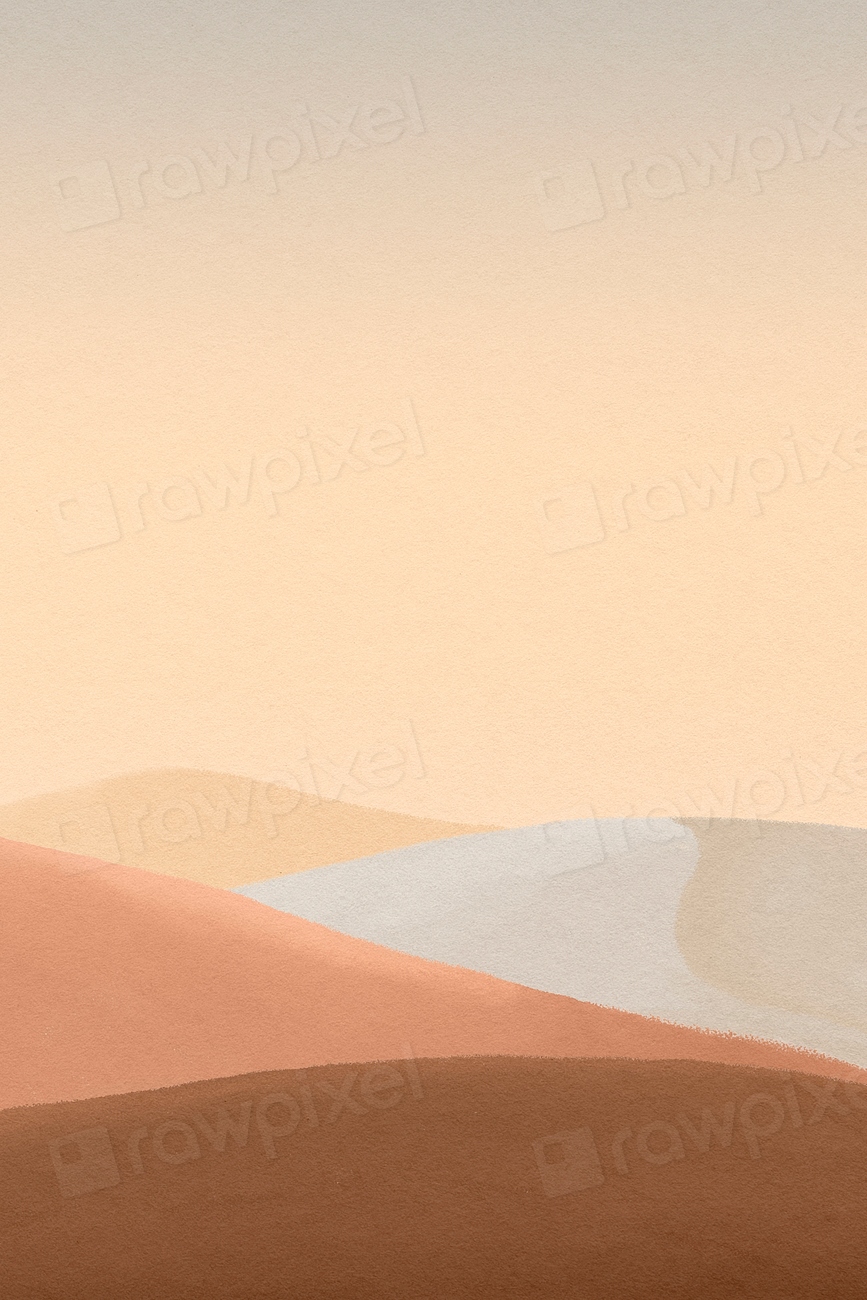 Desert landscape background, mountains border | Premium Photo - rawpixel