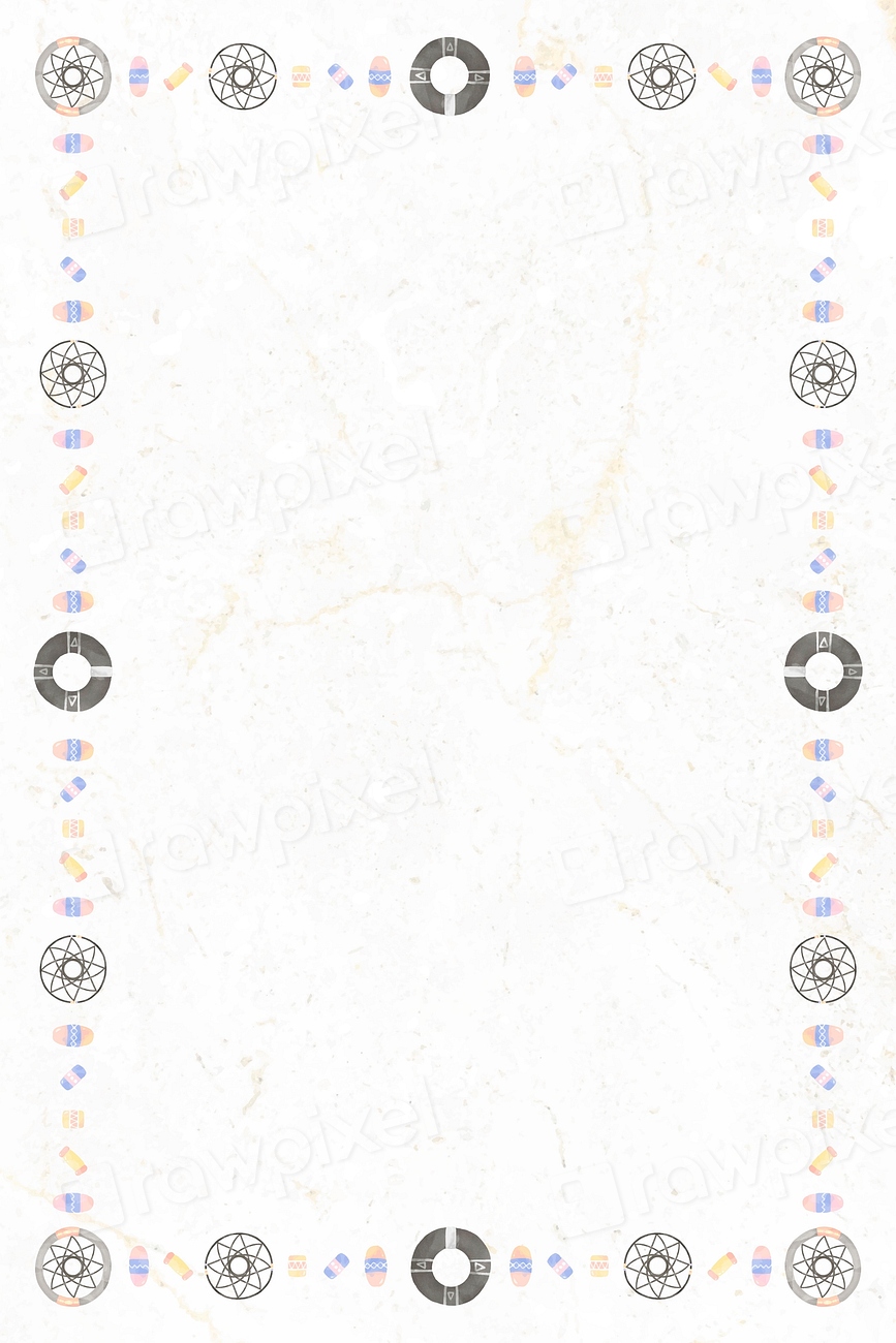 Rectangular Boho border vector frame | Premium Vector - rawpixel