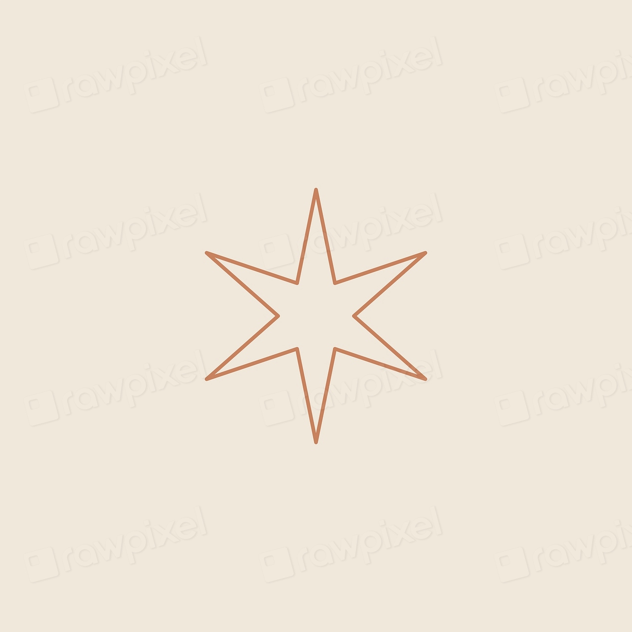 Linear sparkle hexagram psd beige | Premium PSD - rawpixel