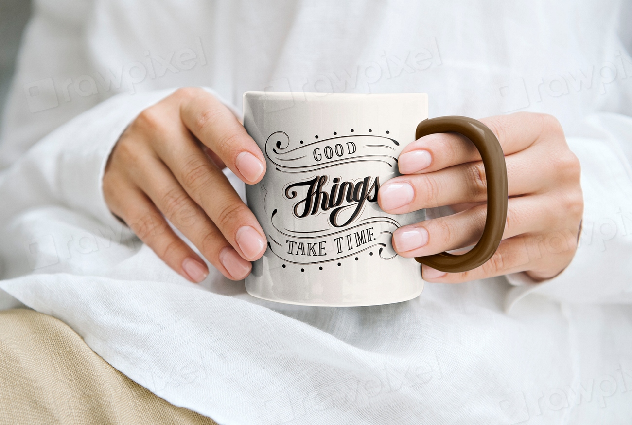 Hand holding coffee mug, good | Free Photo - rawpixel