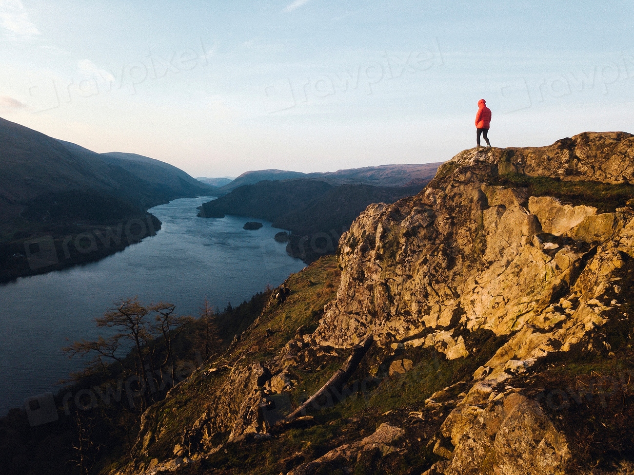 Drone shot Raven Crag and | Premium Photo - rawpixel