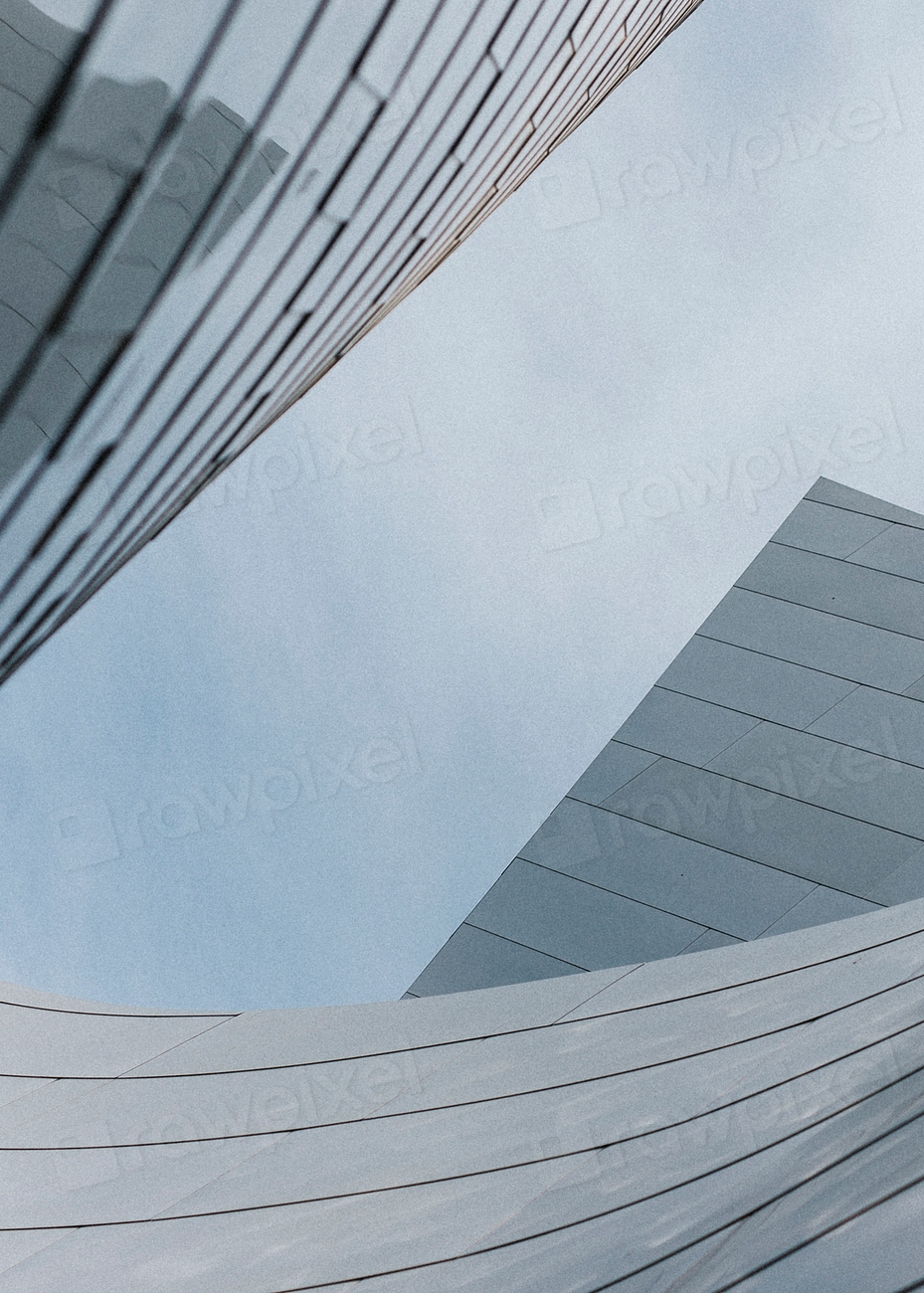 Architectural modern building and blue | Premium Photo - rawpixel
