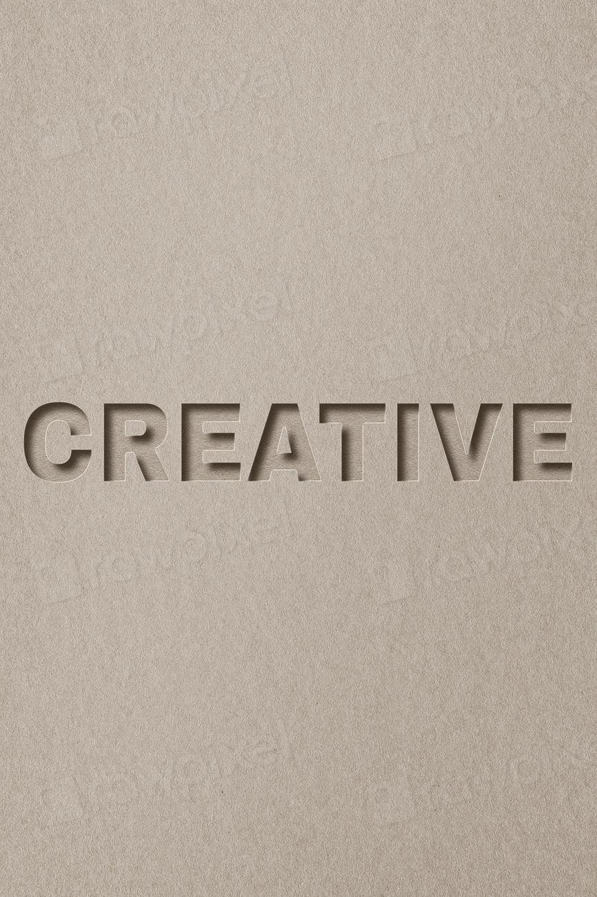Creative word paper cut font | Free Photo - rawpixel