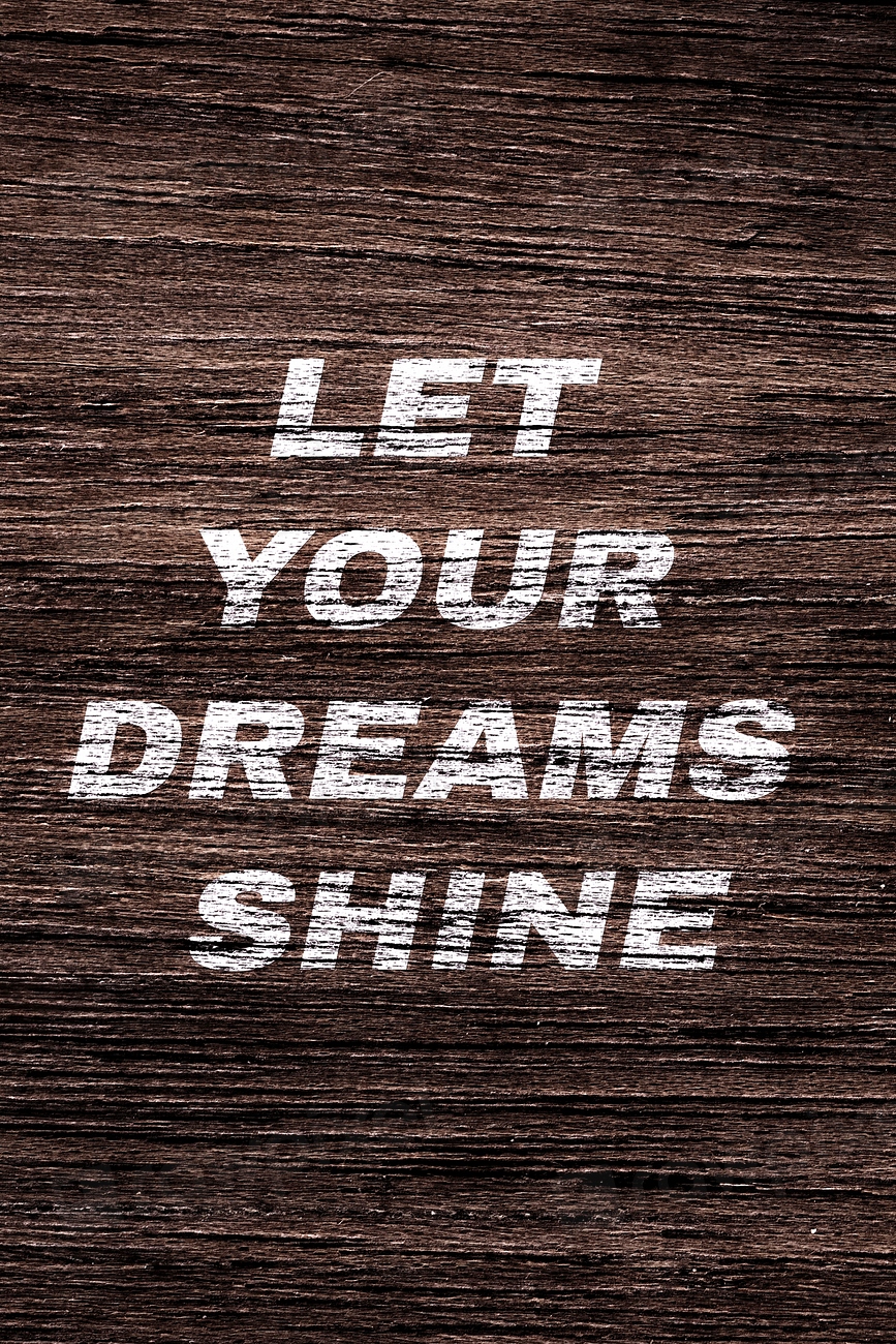 Let your dreams shine printed | Free Photo - rawpixel