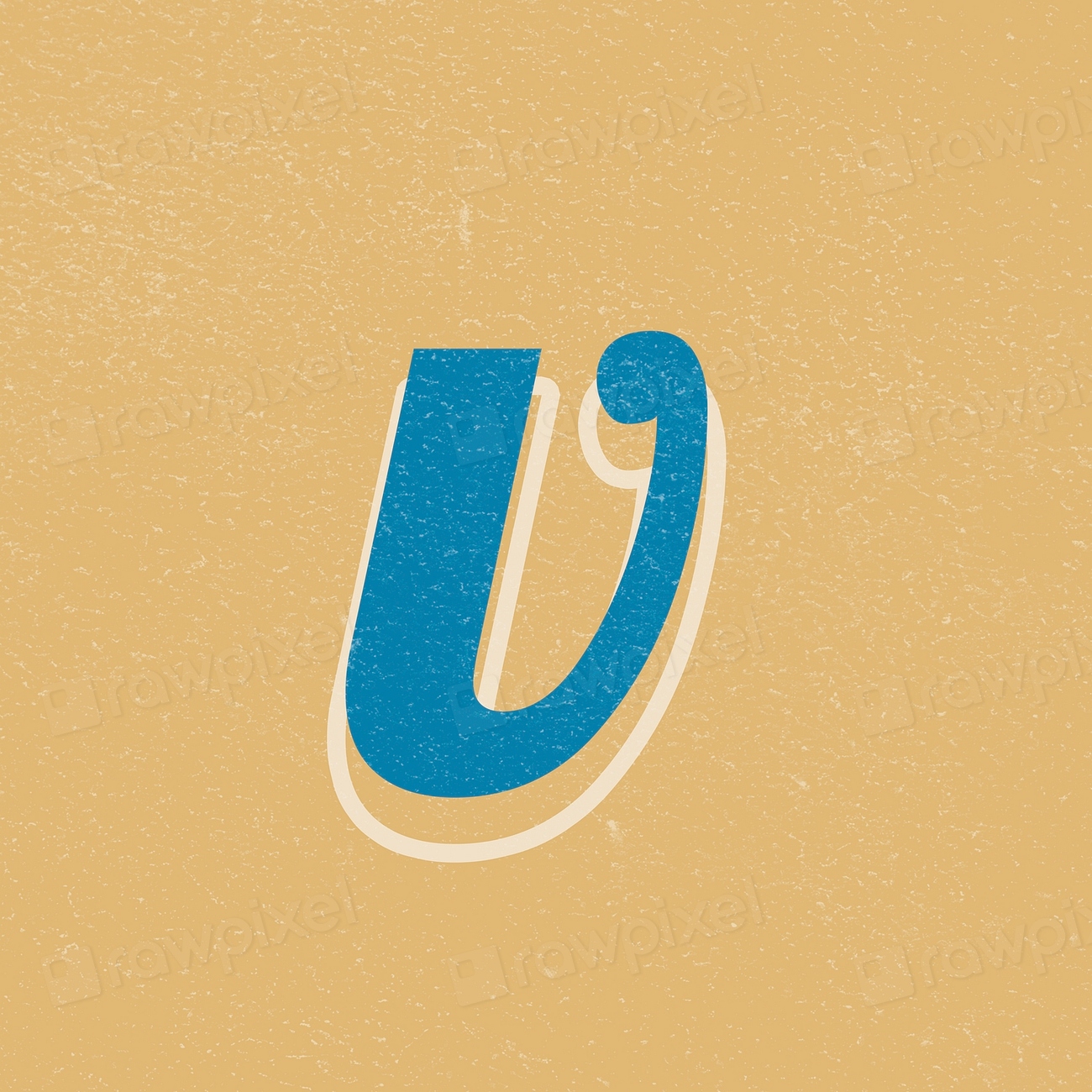 Letter v psd alphabet lettering | Premium PSD - rawpixel