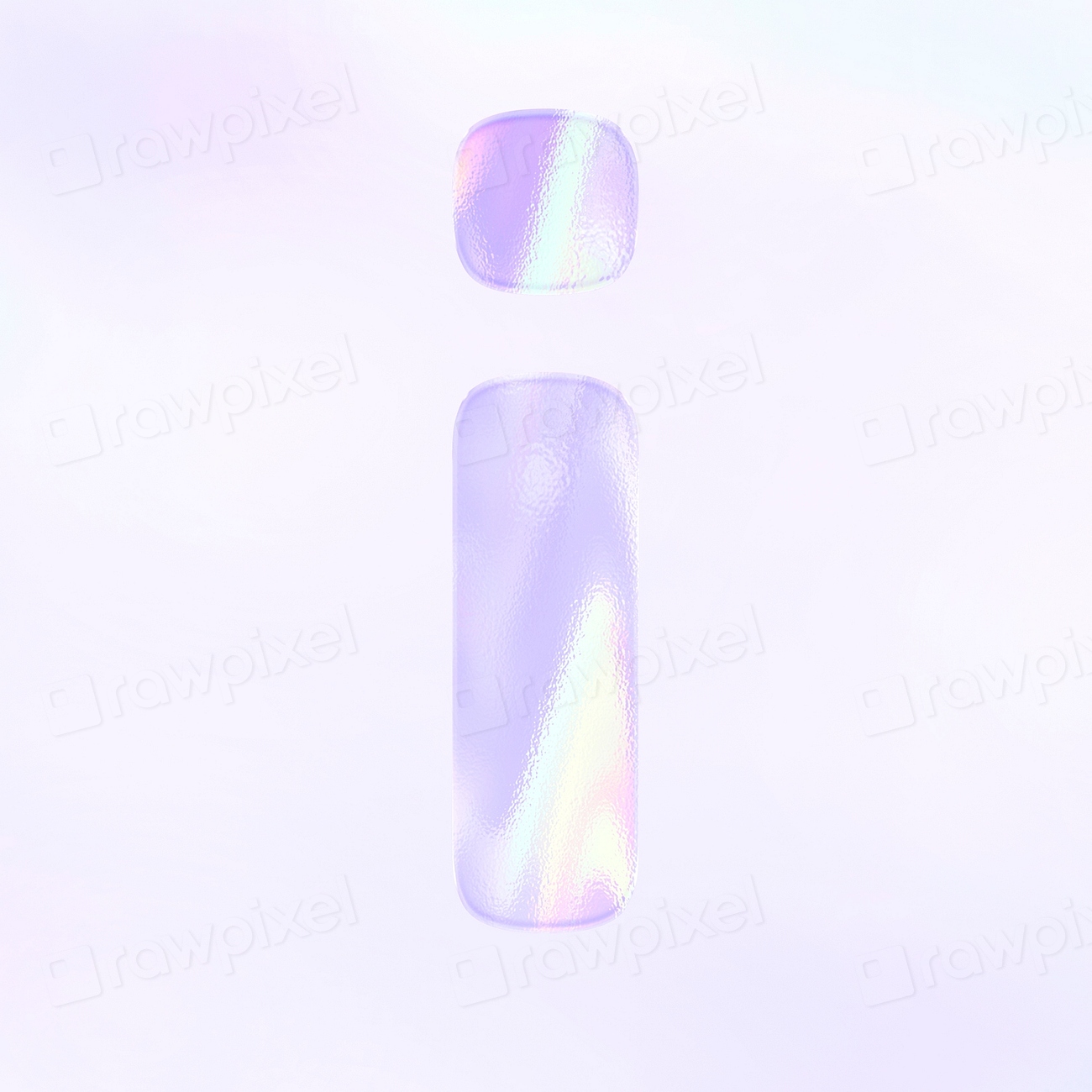 Letter i sticker psd purple | Free PSD - rawpixel