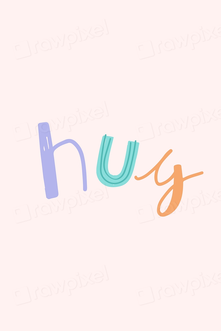Hug doodle hand drawn vector | Premium Vector - rawpixel