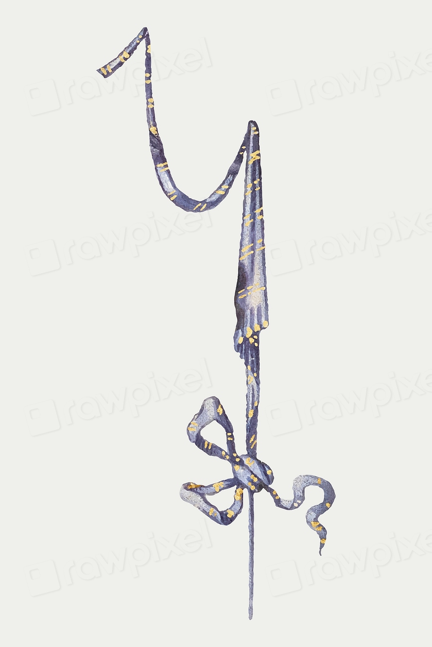 Heraldic fabric ribbon knot vector | Premium Vector Illustration - rawpixel