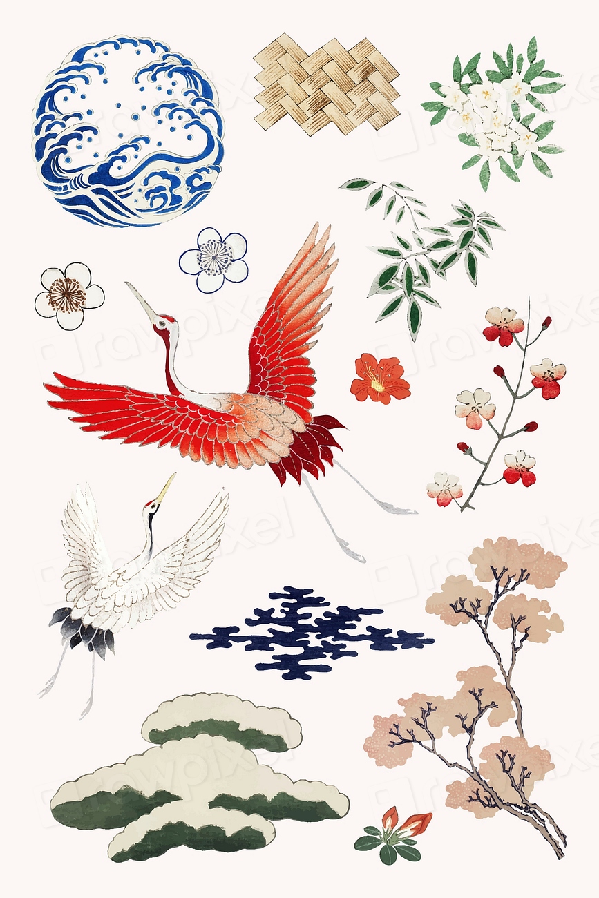 Japanese kamon ornamental element vector | Premium Vector - rawpixel