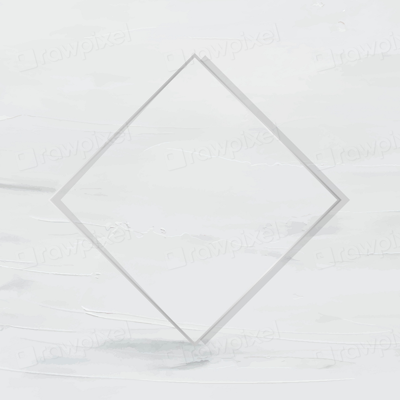 Rhombus silver frame on painted | Premium Vector - rawpixel