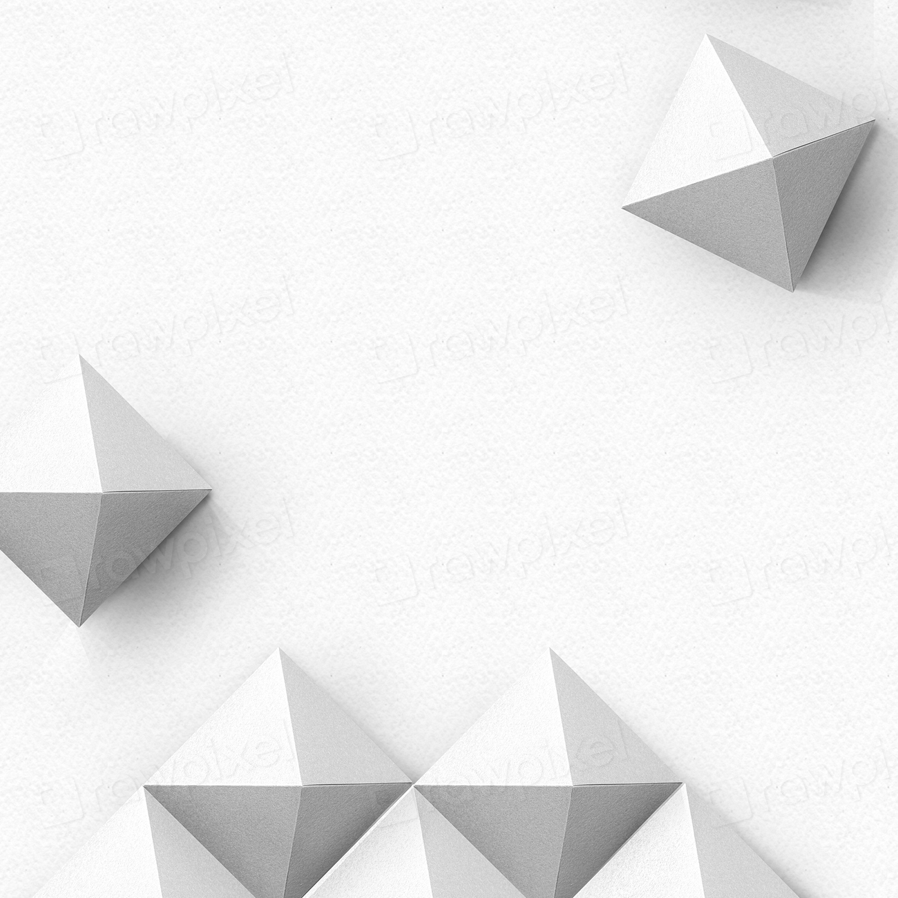 Gray geometric paper craft design | Premium PSD - rawpixel