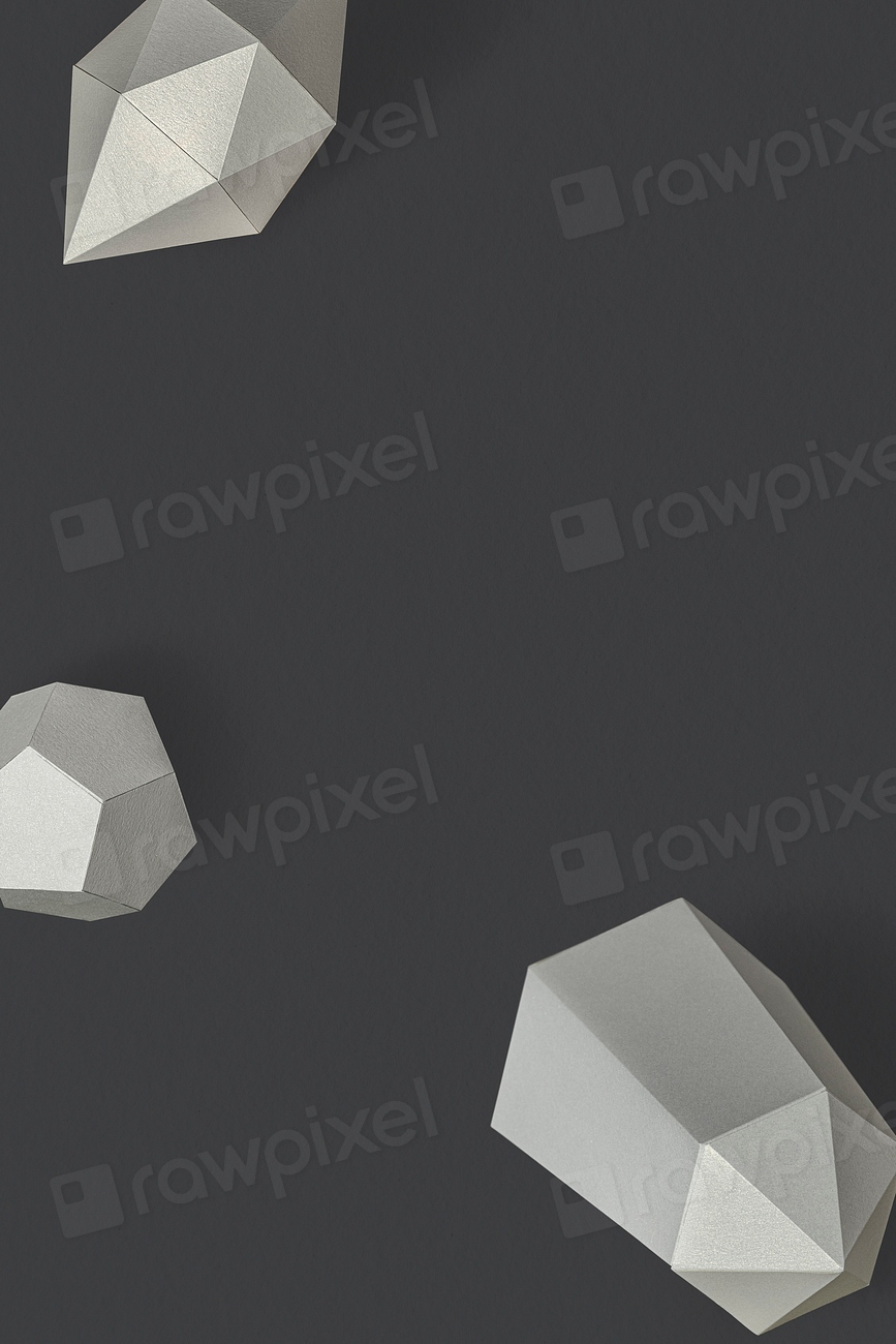 Gray geometric patterned template | Free Photo - rawpixel