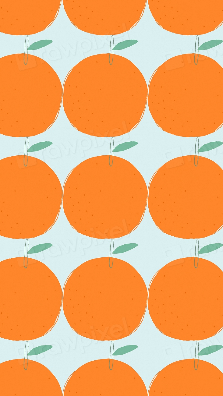 Vector seamless orange pattern pastel | Premium Vector - rawpixel