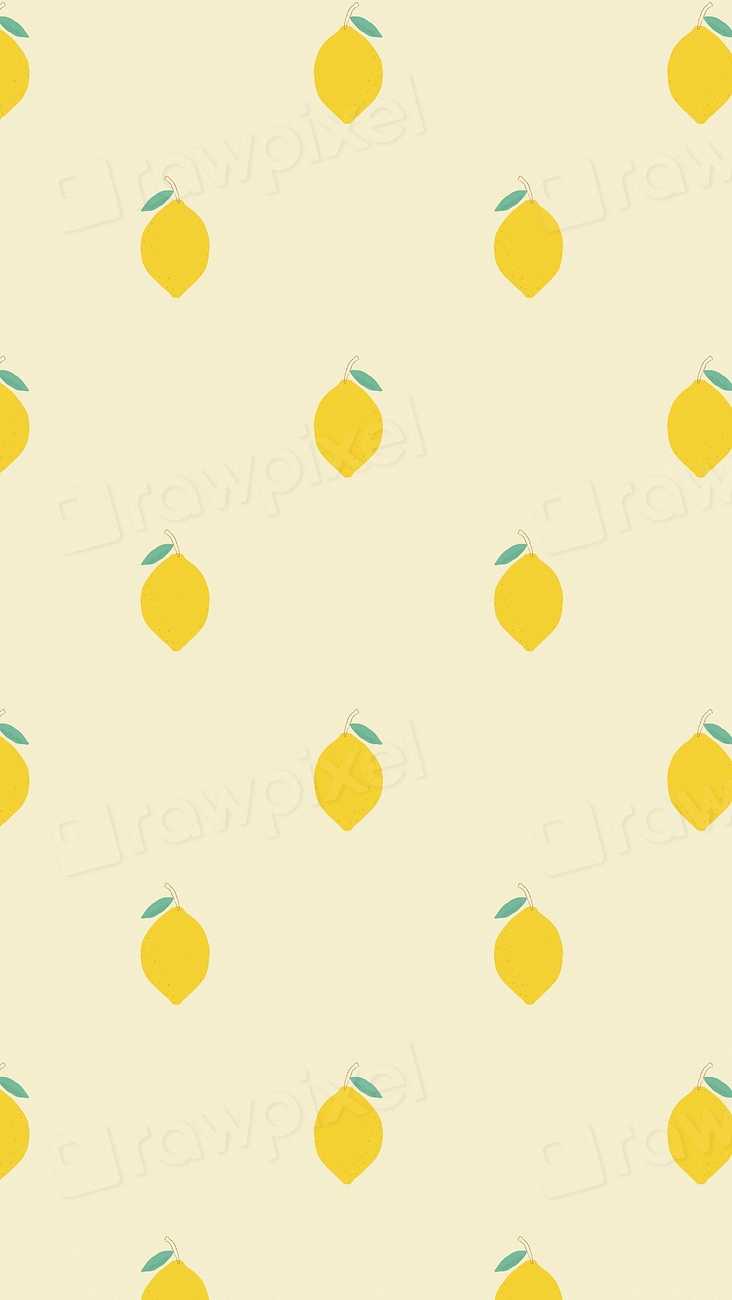 Vector seamless lemon pattern pastel | Premium Vector - rawpixel