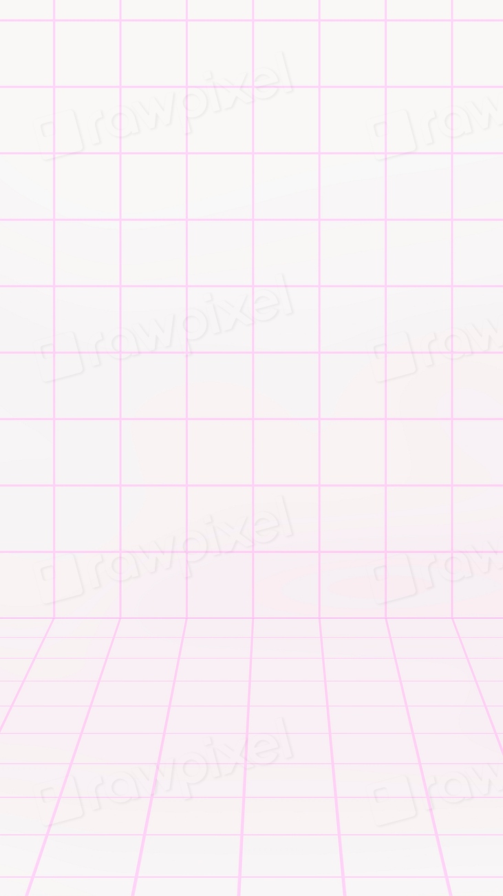 Pink grid pattern iPhone wallpaper, | Free Photo - rawpixel